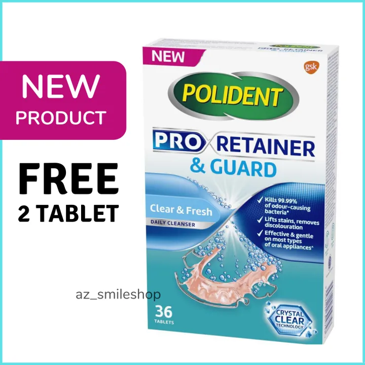 Polident Cleanser Pro Retainer & Guard for Aligner / Retainer ...