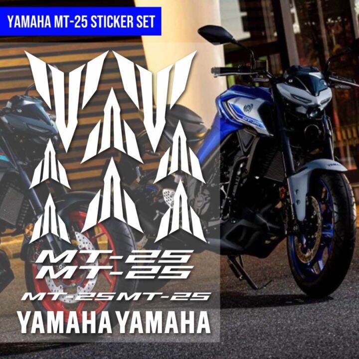 Sticker Set Logo Yamaha MT 25 MT25 | Lazada Indonesia