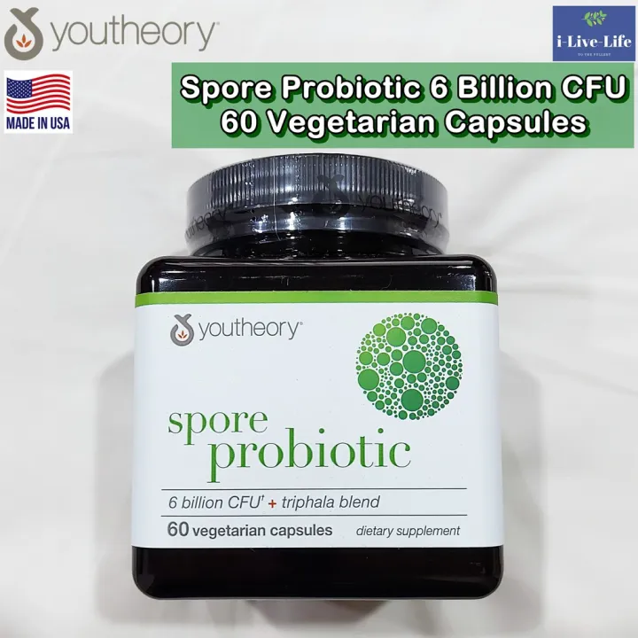 สปอร์ โปรไบโอติก Spore Probiotic 6 Billion CFU 60 Vegetarian Capsules ...