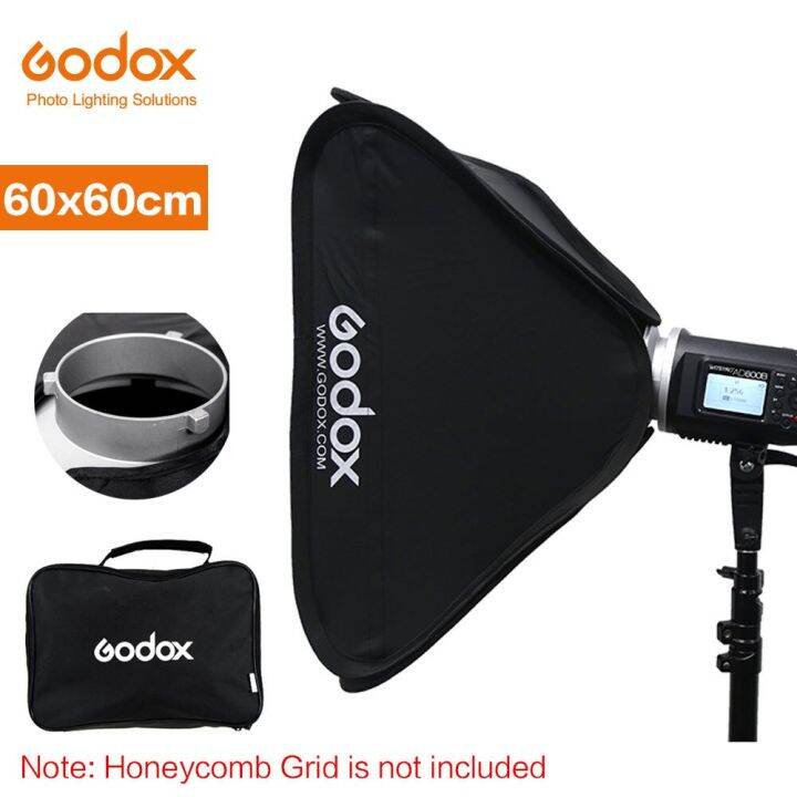 Godox 40X40cm.50X50cm.X 60X60cm 80X80cm Portable Bowens Mount Softbox ...