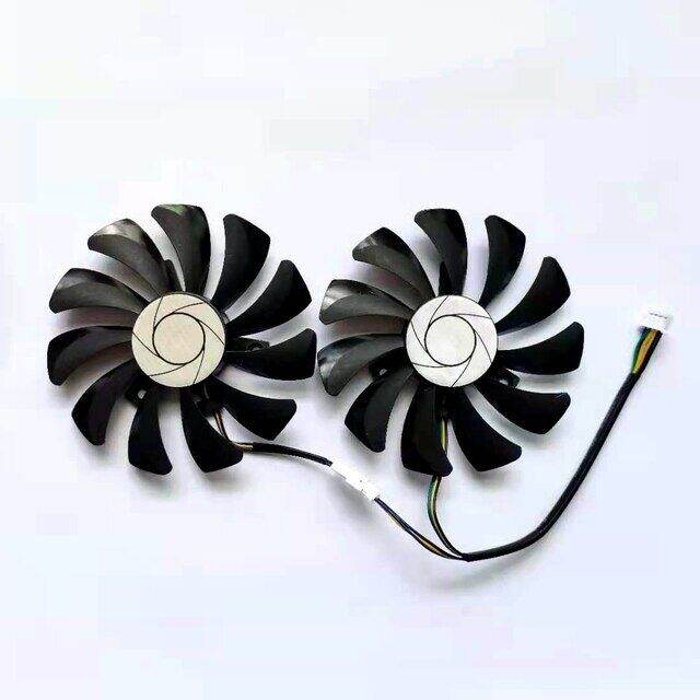 Ha9010h12f-Z ใหม่85มม. 4pin 2ชิ้น/ล็อตสำหรับ Msi Geforce Gtx1060 P106 ...