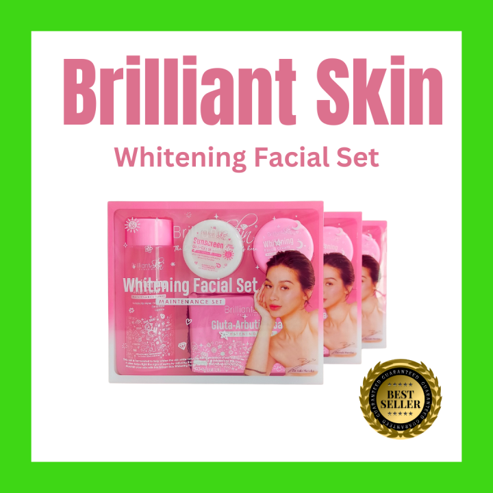 Brilliant Skin Whitening Facial Set New Mild Facial Maintenance Kit