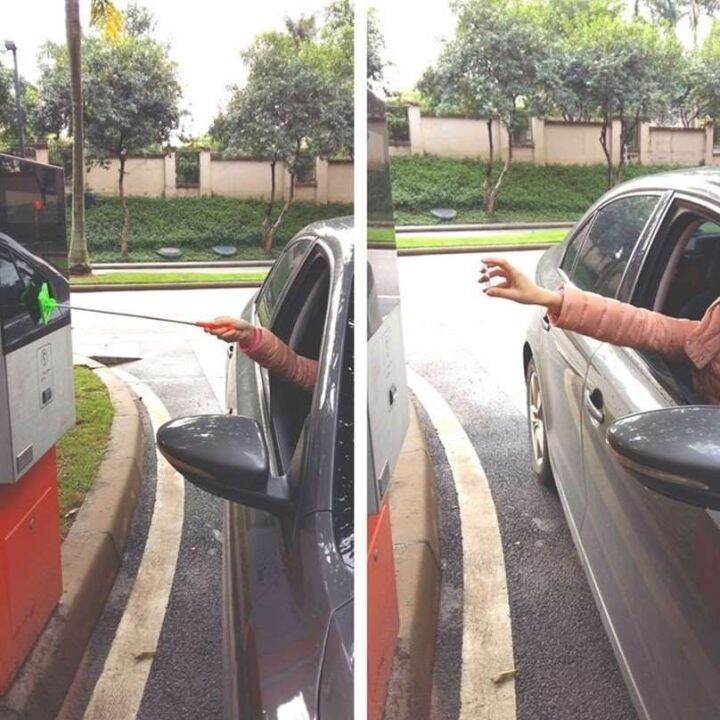 Door Clamp Rod Parking Punch-in Stick Garage Access Control Parking ...