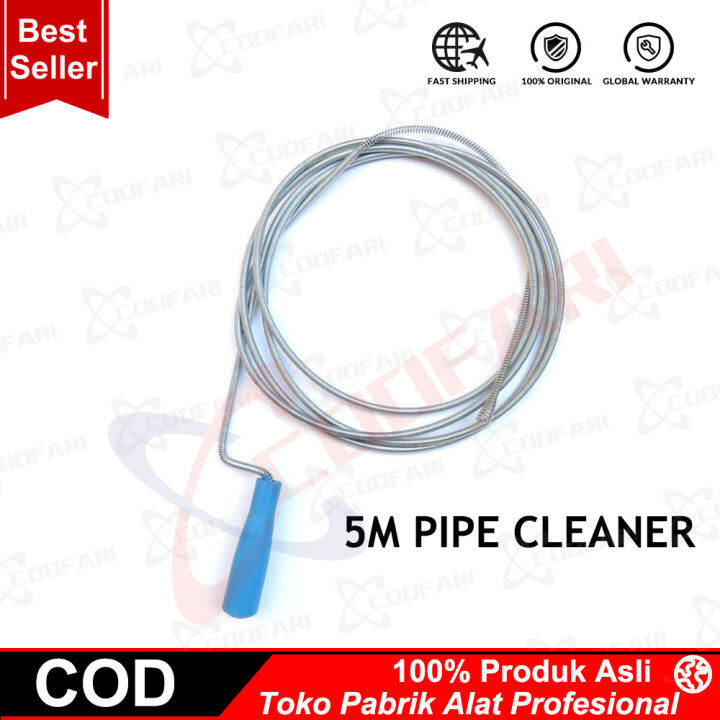 Pipe Cleaner 5 M Alat Pembersih Pipa Tersumbat MANUAL | Lazada Indonesia