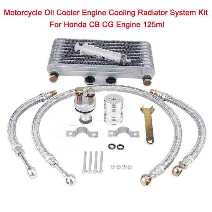 High Quality Universal Engine Oil Cooler Radiator Set For Motorcycle ...