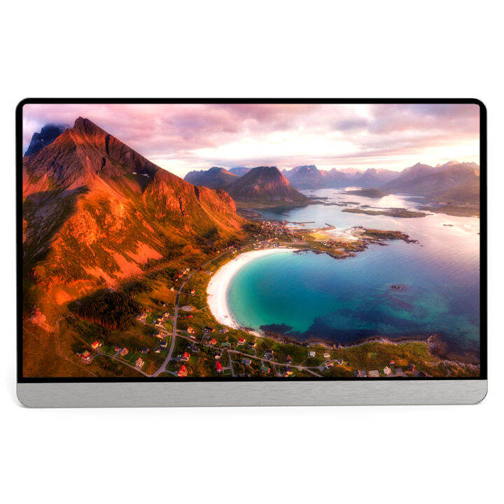 16.1in Ultra Slim Monitor with Type-C Mini HD Ports for PC Phone Tablet ...