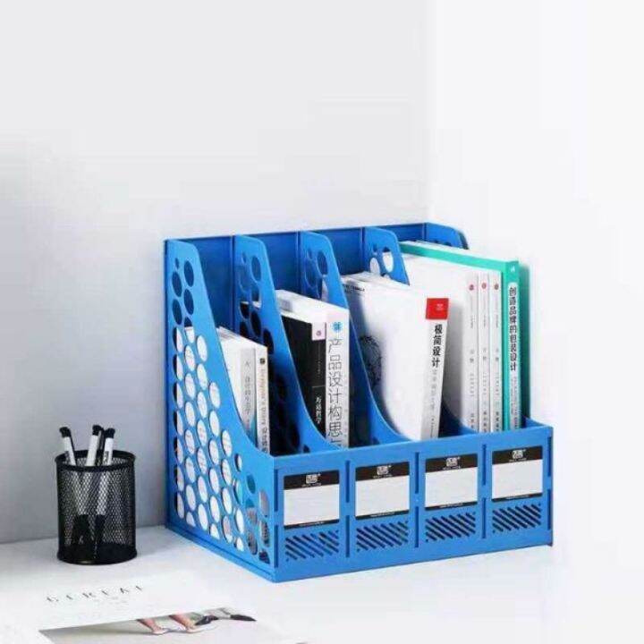 Office File Holder4 divider file rack for desktop storage, File Holder ...