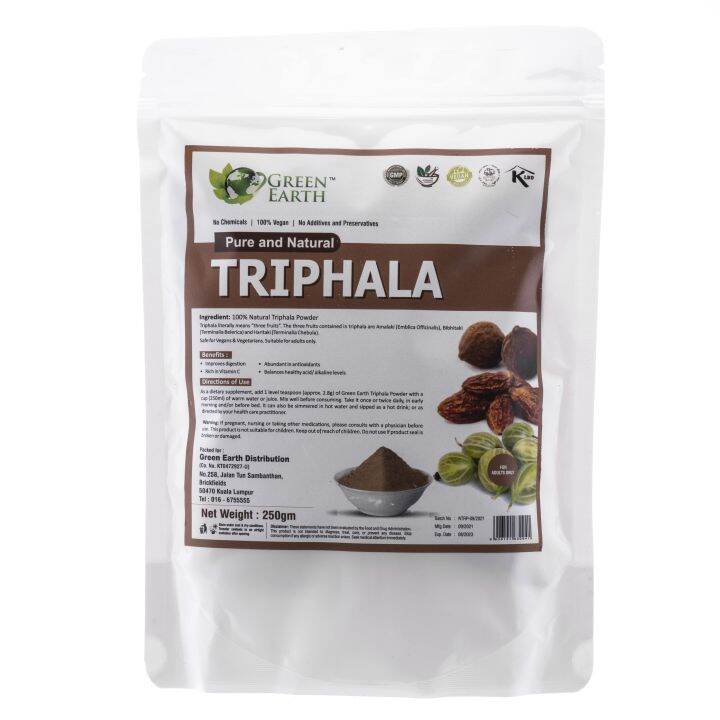 Green Earth Pure Triphala Powder For Health - 250gm | Lazada
