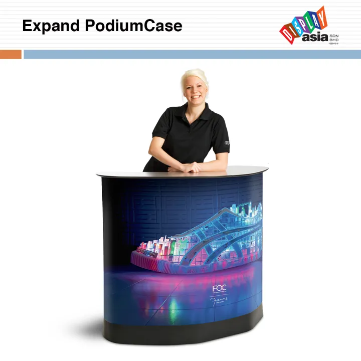 Counter Podium Case - Exhibition | Lazada