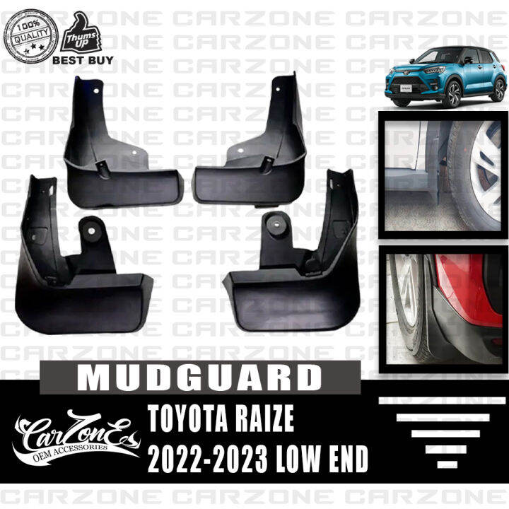 Toyota Raize 2022-2023 Low-End Mudguard / Mud guard Mudflap / Mud Flap ...