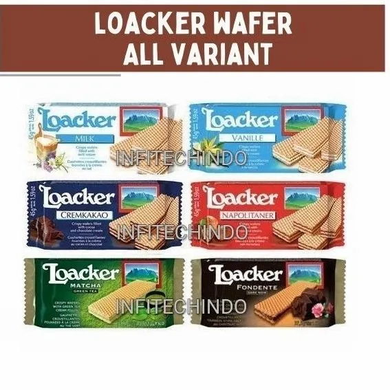 LOACKER Wafer All Variant BPOM Import Semua Varian Locker Loaker ...