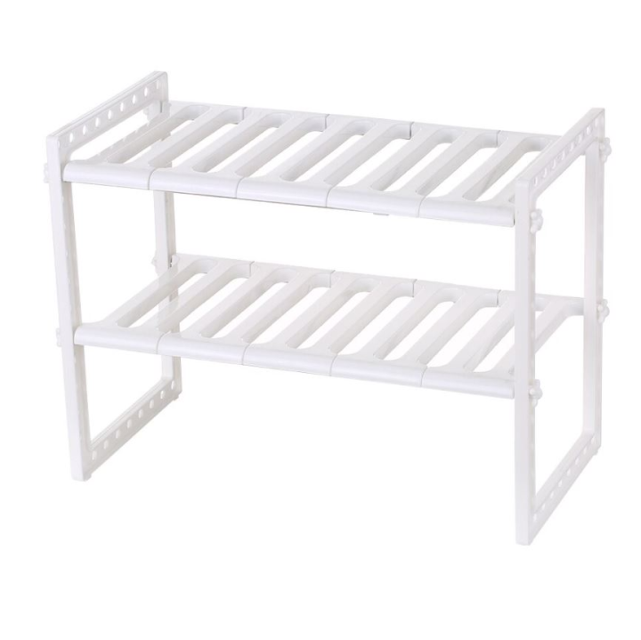 New Multi-Functional Under Sink 2-Tier Expandable Shelf Storage ...