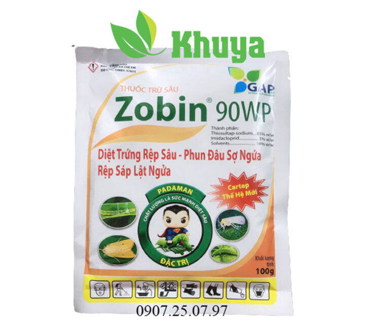 Thuốc Trừ Sâu ZOBIN 90WP 100gr Diệt Trứng Sâu và Rệp | Lazada.vn