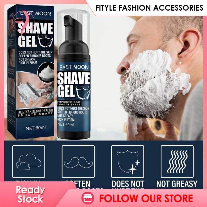 Fityle Shave Cream Shave Gel Refreshing Facial Care Comfortable ...