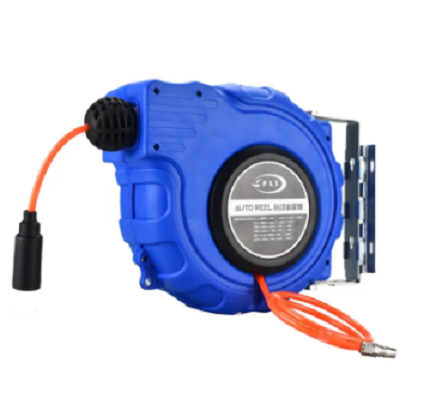 10M PU AIR HOSE REEL WITH AIR GUN RETRACTABLE AUTO REWING HOSE PIPE ...