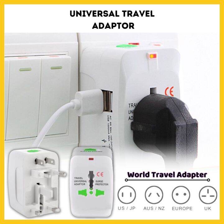 TRAVEL ADAPTOR INTERNASIONAL COLOKAN UNIVERSAL / ADAPTER STEKER COLOKAN ...
