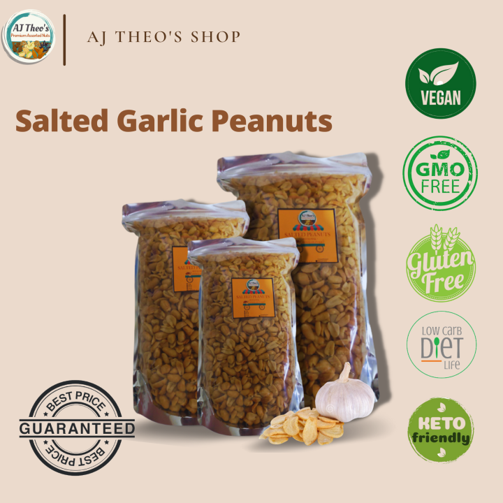 SALTED GARLIC PEANUT 250g / 500g / 1kg | Lazada PH