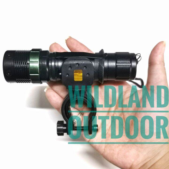 wildland 109 CREE halogen zoomable police rechargeable flashlight ...