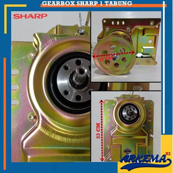 GEAR BOX MESIN CUCI SHARP 1 TABUNG OTOMATIS | GIRBOK SHARP 1 TABUNG ...