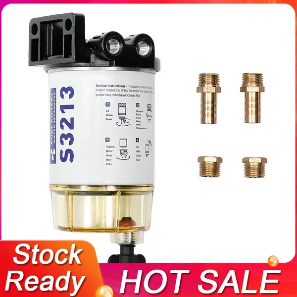 S3213 Fuel Water Separator Filter Assembly for Outboard Motor Mercury ...