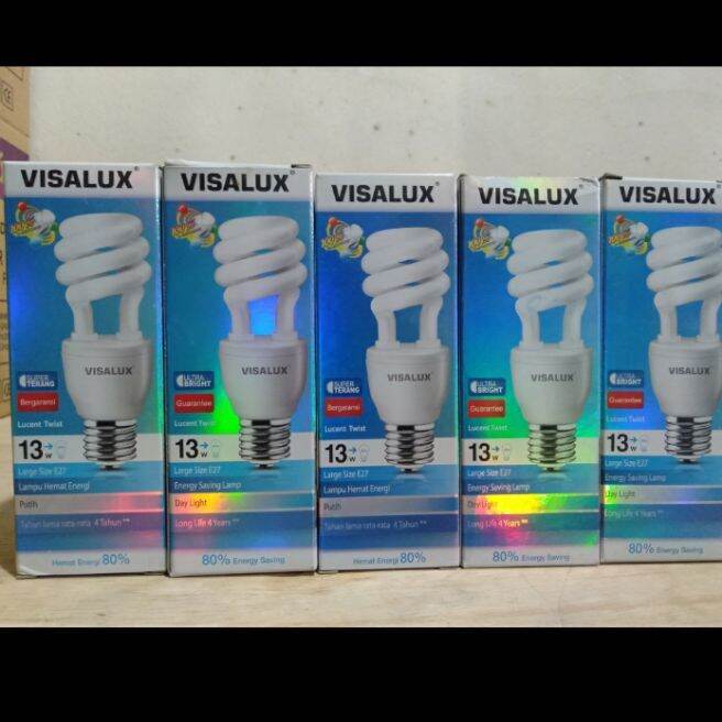 Lampu Visalux spiral Lucent Twist 13 Watt | Lazada Indonesia