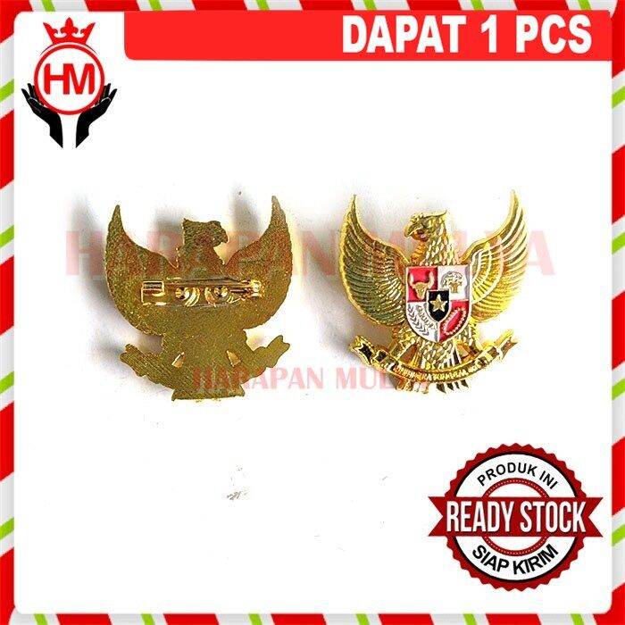 Pin Garuda Indonesia 4 Cm Pin Garuda Atribut Paskibra Bahan Logam Pin ...