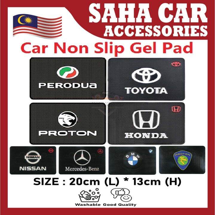 [ BRANDED PROTON PERODUA HONDA TOYOTA NISSAN MERZ ] Car Dashboard Anti ...