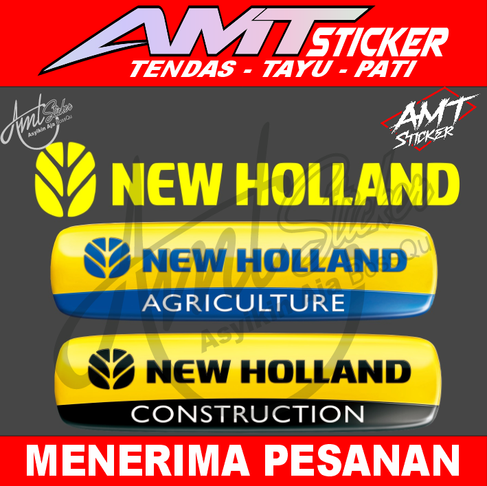 Stiker New Holland - Sticker Cut & Print | Lazada Indonesia