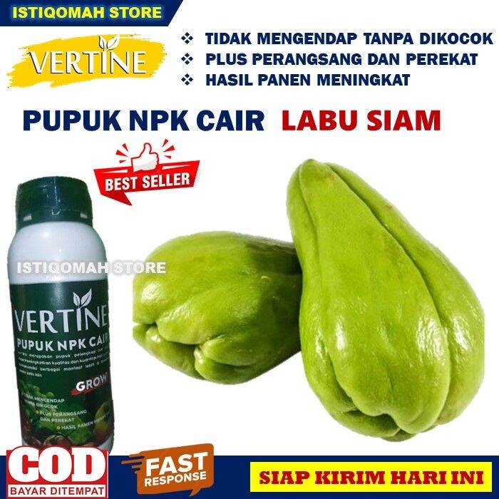 VERTINE GROW 500ml Pupuk NPK Cair untuk Tanaman Labu Siam - Pupuk ...