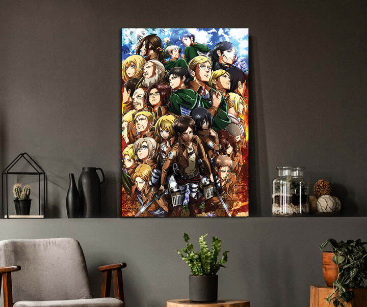 Hiasan Dinding Rumah Anime Attack on Titan/ Wall Decor AOT 9 mm ...