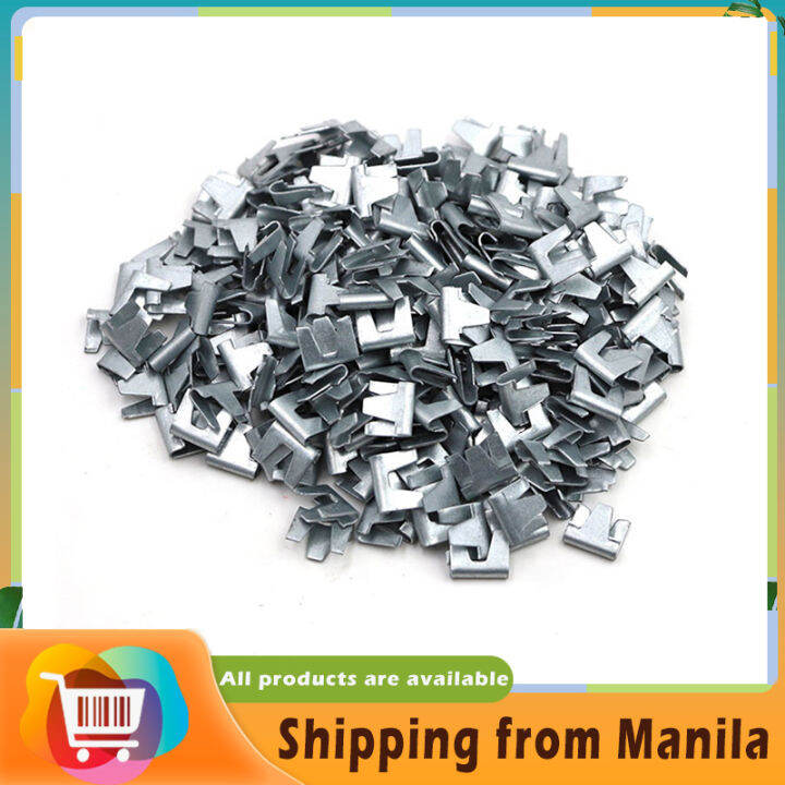 100Pcs Metal clip for cage Wire cage clips Bird cage card buckle ...