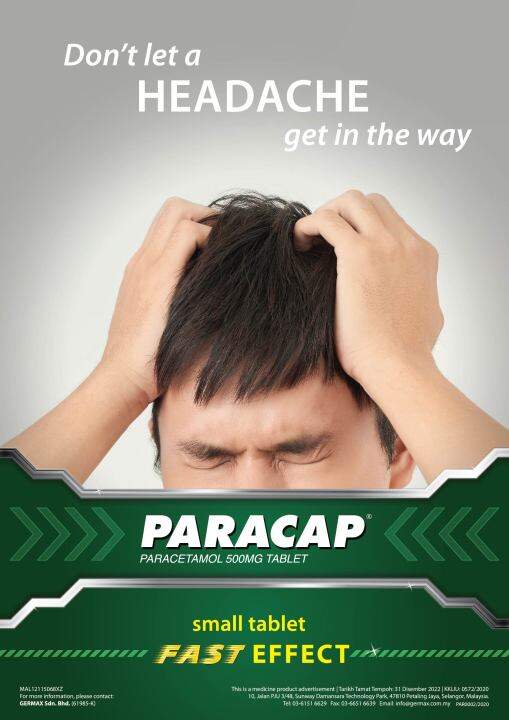PARACAP 500MG 10'S TABS/ SYRUP 250MG 60ML | Lazada