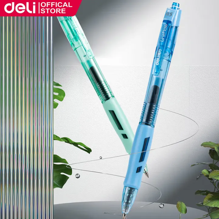 Deli S08-Z Recycled Material Smooth Gel Pen 0.5mm Bullet Black 1pc | Lazada PH