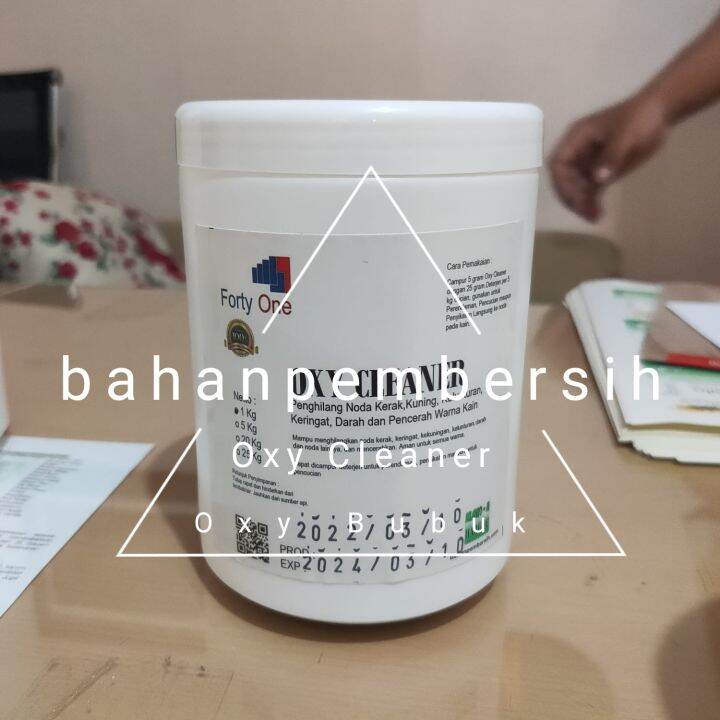 Oxy Bubuk 1 Kg Oxy Booster Oxy Cleaner Oxy Destainer Forty One Kleen-R ...