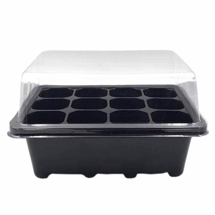 Seedling Tray Twelve Holes Seed Grow Box Nursery Starter Tray With ...