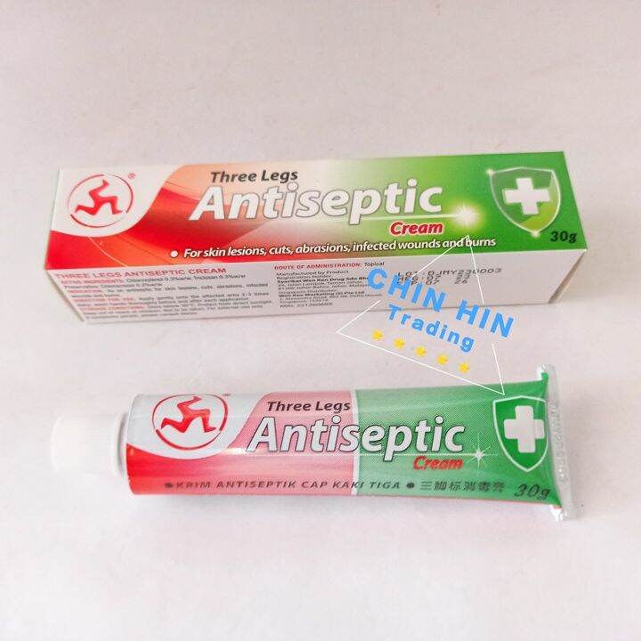 [CAP KAKI TIGA] Krim Antiseptik 三脚标消毒膏 Three Legs Antiseptic Cream ...