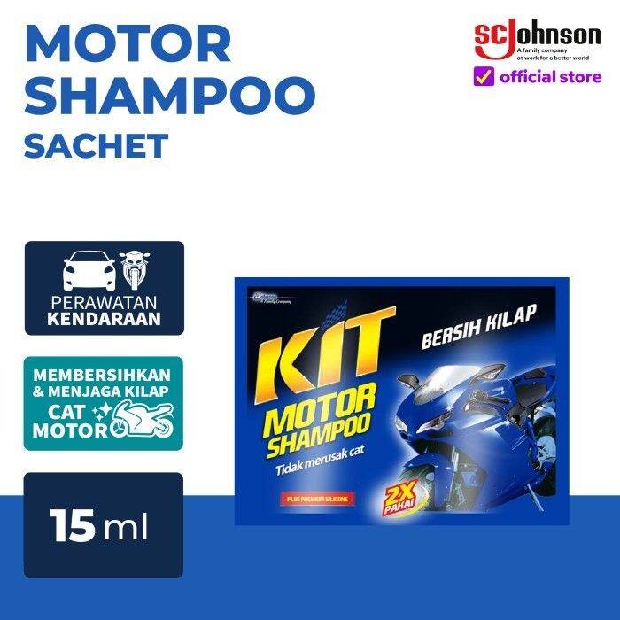 KIT Motor Shampoo Hanger 15ml x 6 sachet | Lazada Indonesia