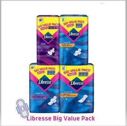 Libresse Big Value Pack Maxi Fit Pads | Lazada