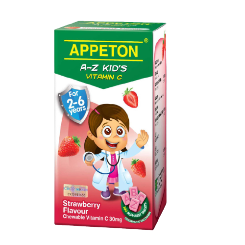 APPETON A-Z VITAMIN C 30mg (STRAWBERRY) TABLET 100's | Lazada