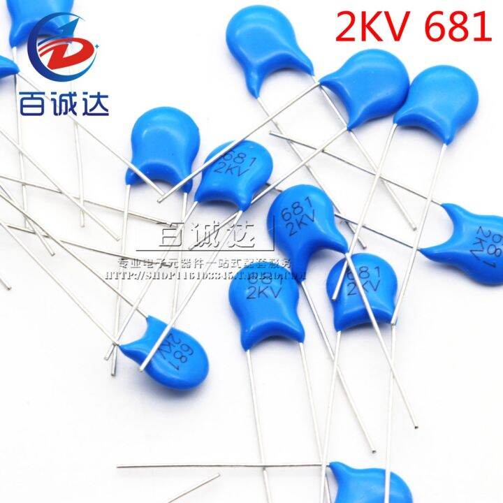 100PCS 2KV 681 680PF 2KV681 high voltage ceramic capacitor | Lazada PH