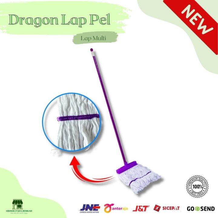 Lap Pel Mop Multi Ungu - Lap Pel Dragon Multi | Lazada Indonesia