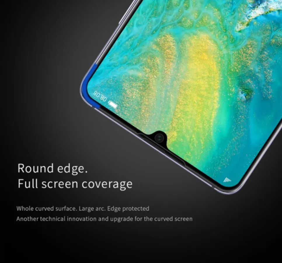 1# 3in1 Mate20 X Huawei ฟิล์มกระจกนิรภัย Mate 20X ฟิล์มกระจก Tempered Glass Screen Protector ...