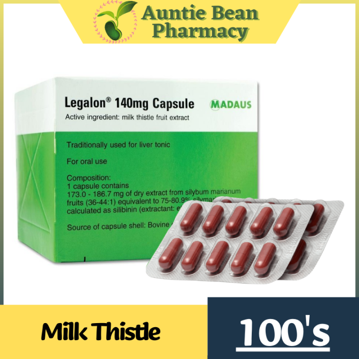 Legalon 140mg 100 capsules exp:12/2023 [ MILK THISTLE ] | Lazada