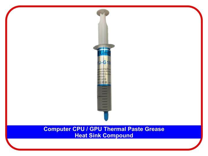 Computer CPU / GPU Thermal Paste Grease Heat Sink Compound | Lazada