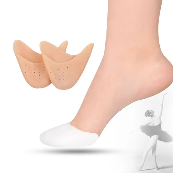 WEANBU Woman Feet Care Tools Ballet Shoes Silicone Gel Pointe Toe Cap Soft Pads Protectors Toe ...