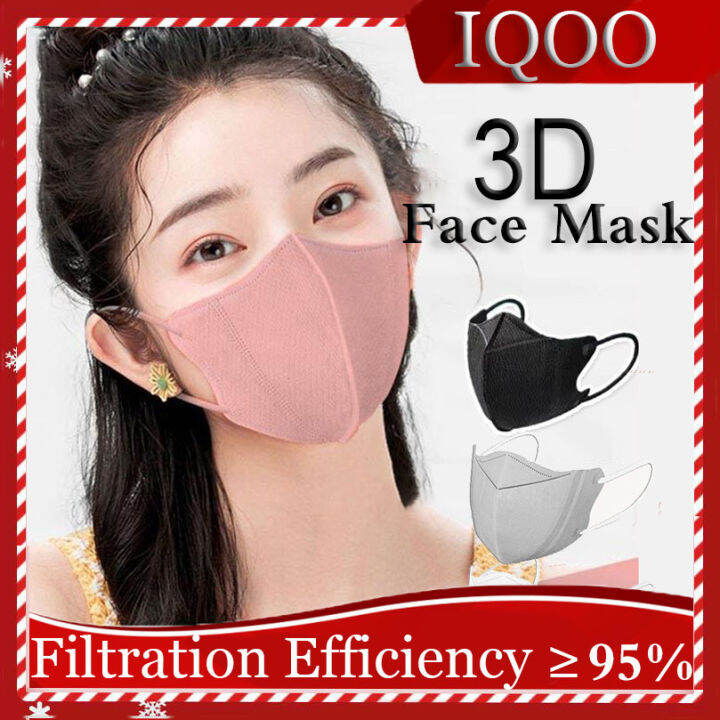 【COD】50pcs 3D Face Mask Original facemask Butterfly mask disposable ...