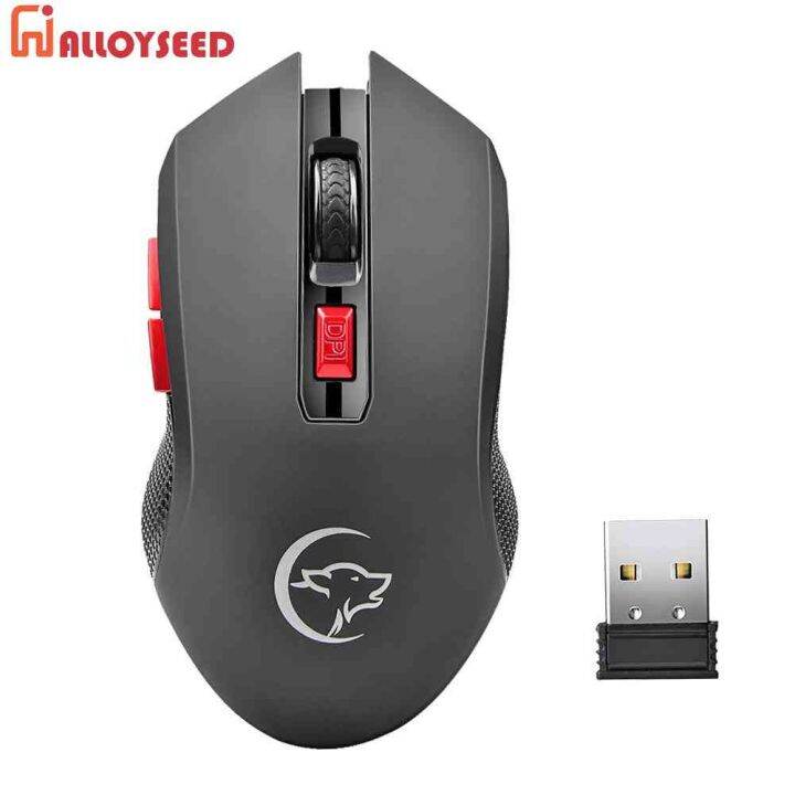 2.4G Wireless Gaming Mouse 2400DPI 6 Buttons Optical Mice with USB ...
