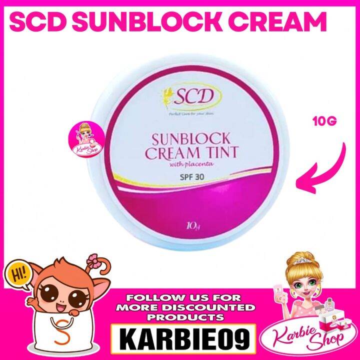 Orig SCD Sunblock Cream Tint with Placenta Spf30 10G | Lazada PH