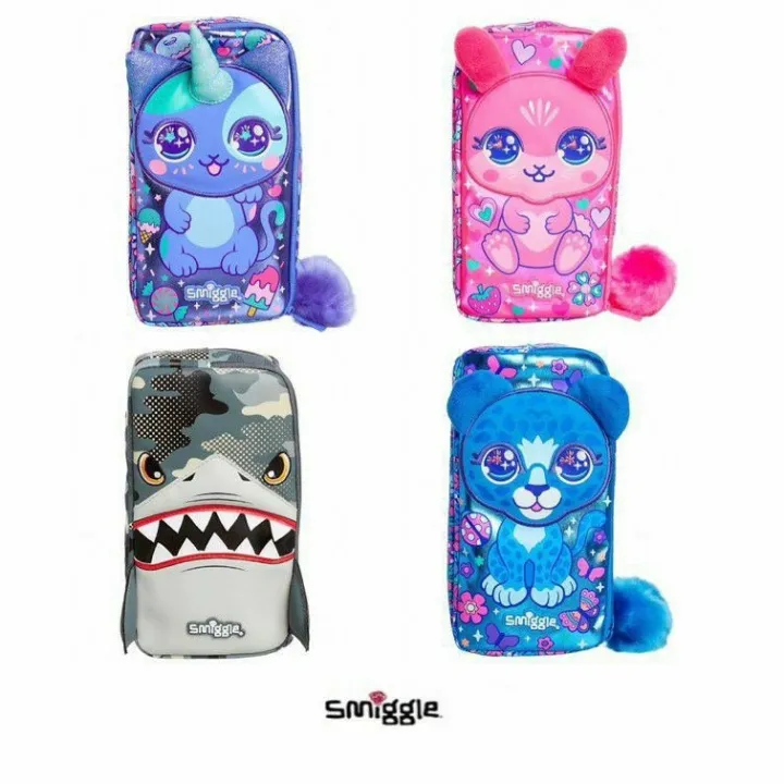 Original Smiggle pocket character pencil case | Lazada