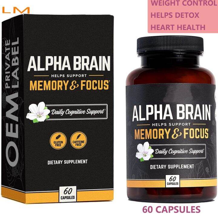 Alpha Brain Intelligence Capsules Supplement memory mental speed ...